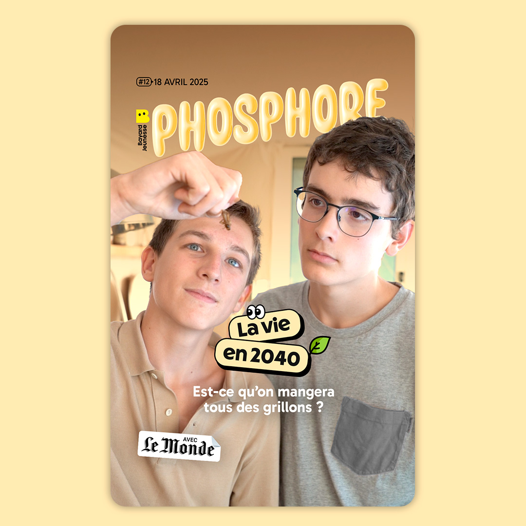 La vie en 2040 : est-ce qu’on mangera tous des grillons ? | Phosphore, l’hebdo numérique des 14 ...
